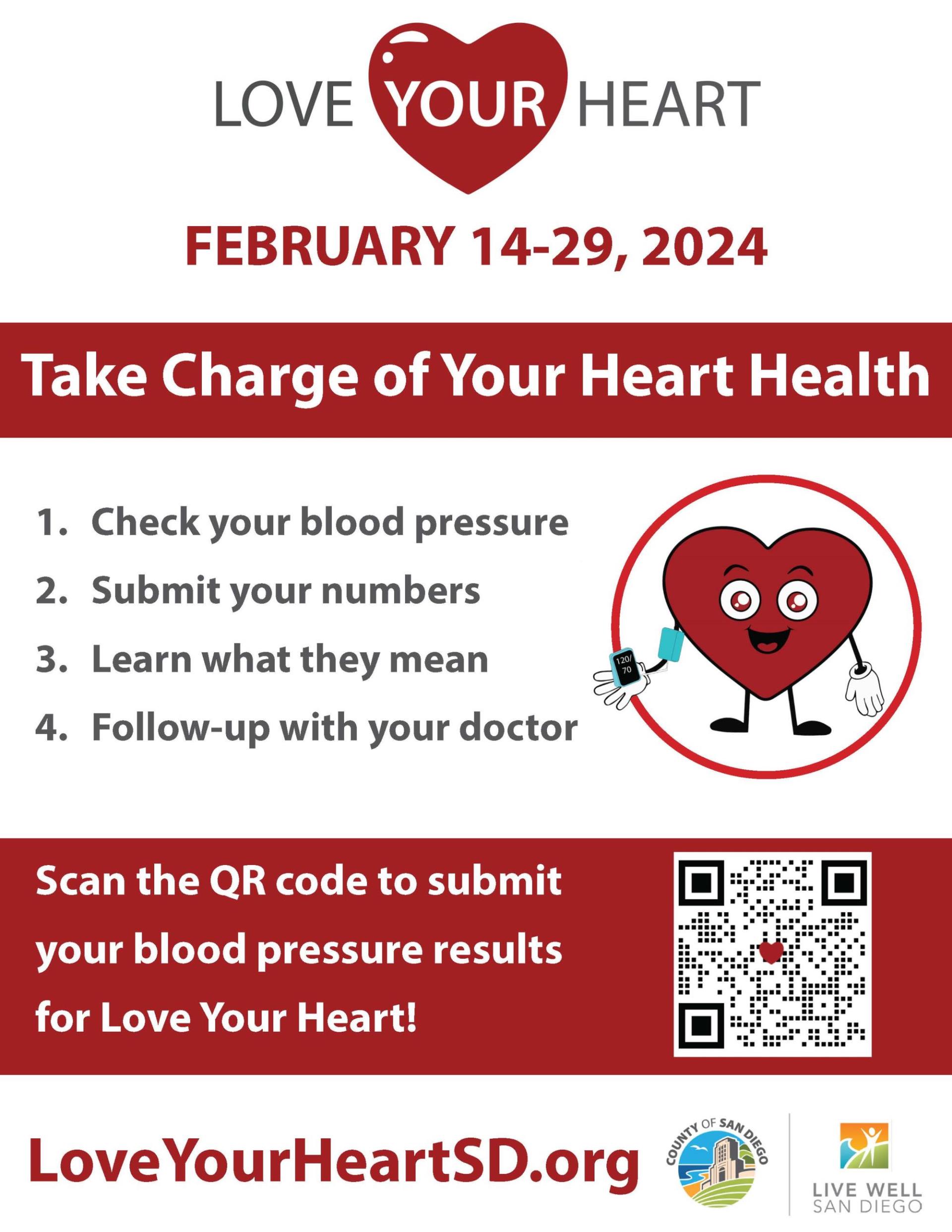 2024 Love Your Heart Promotional Toolkit Live Well San Diego